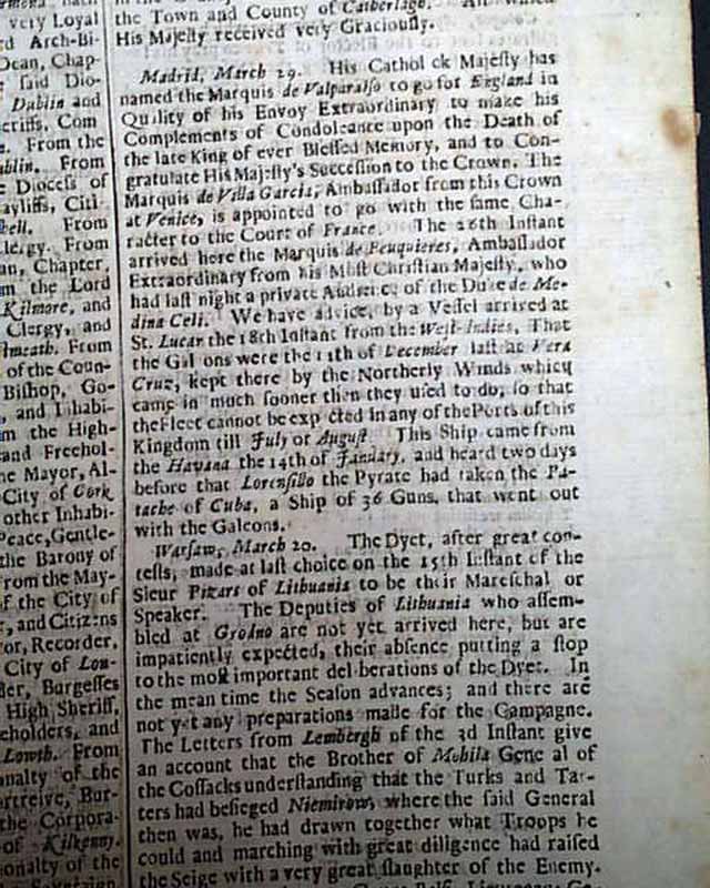 World's Oldest NEWSPAPER - 1685 Gazette 325+ Years Old ...