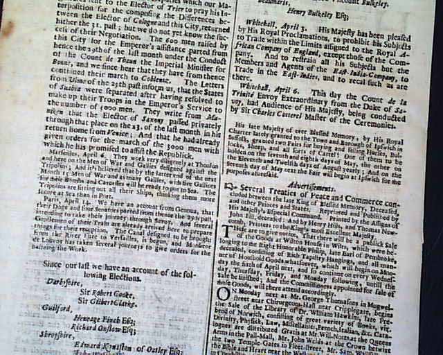World's Oldest NEWSPAPER - 1685 Gazette 325+ Years Old... - RareNewspapers.com