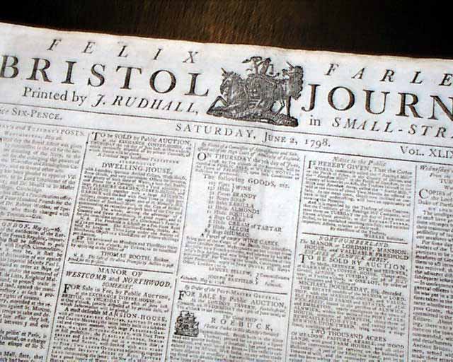Uncommon title from Bristol, England... - RareNewspapers.com