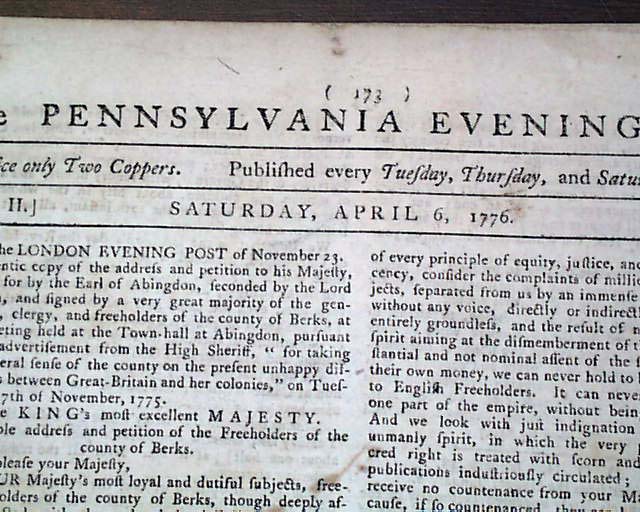 Philadelphia newspaper... - RareNewspapers.com