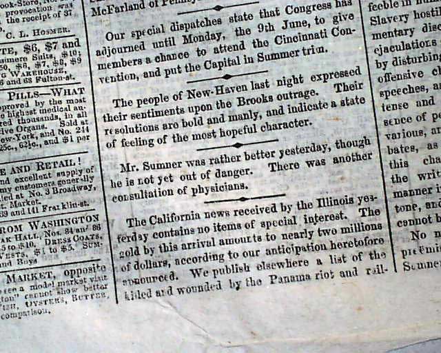 On 'Bleeding Kansas' and the sacking of Lawrence... On the beating of ...