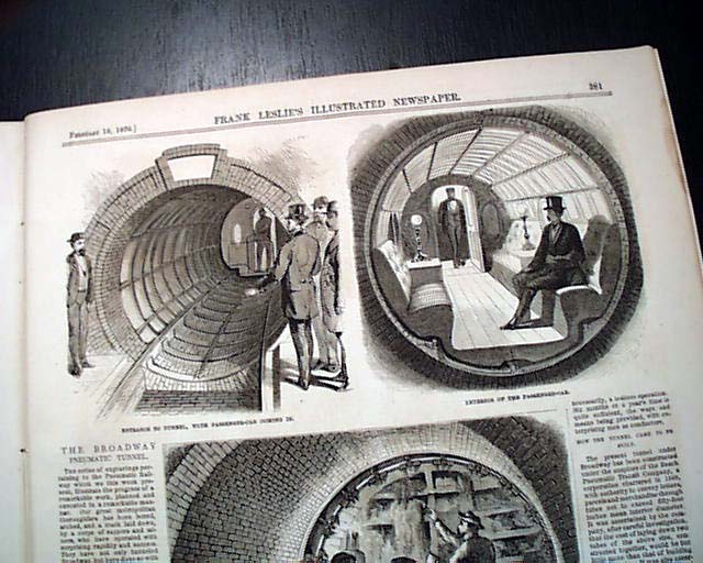 Scenes from the West... The pneumatic tunnel... - RareNewspapers.com
