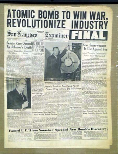 Atomic Bomb To Win War... - RareNewspapers.com