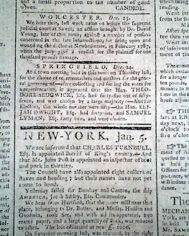 From the first national capital, in 1789... - RareNewspapers.com