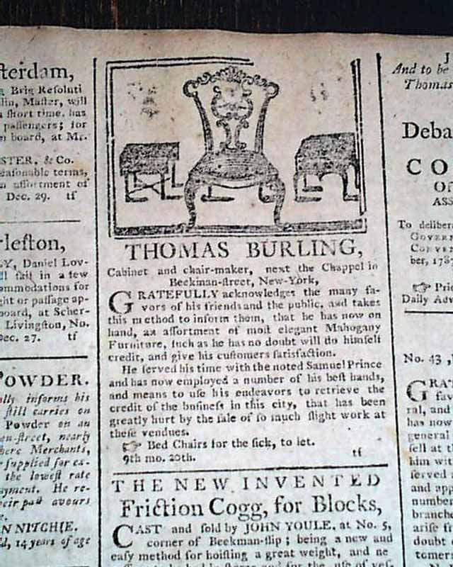 From the first national capital, in 1789... - RareNewspapers.com