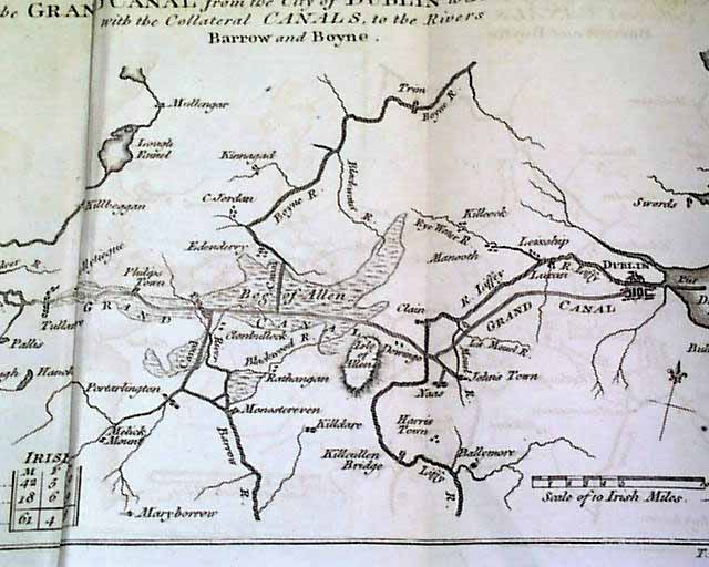 Map of the Grand Canal in Dublin, Ireland... - RareNewspapers.com