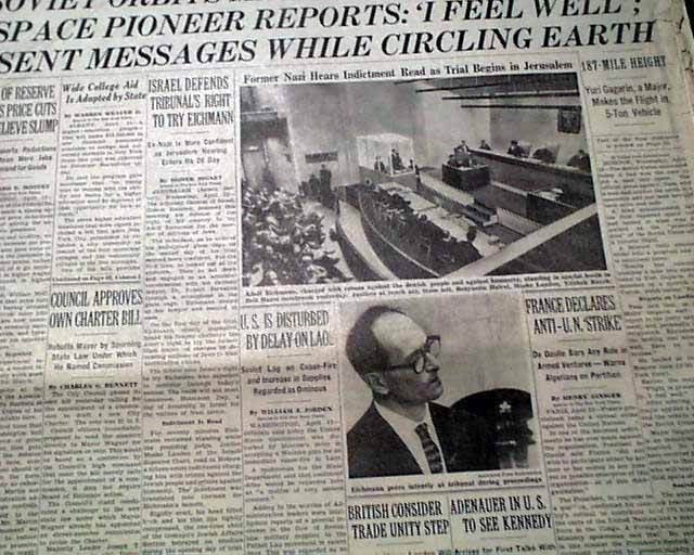 Soviets take the lead in the space race... - RareNewspapers.com