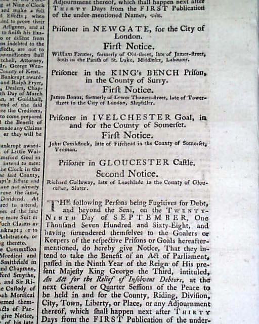 World's Oldest NEWSPAPER 1770 Gazette 235 YEARS OLD... - RareNewspapers.com