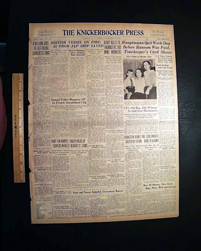 1935 Gilberton Pa coal mine explosion.... - RareNewspapers.com