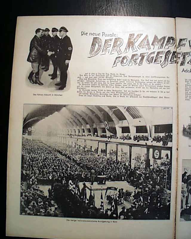 Propaganda magazine for the Nazi party... - RareNewspapers.com