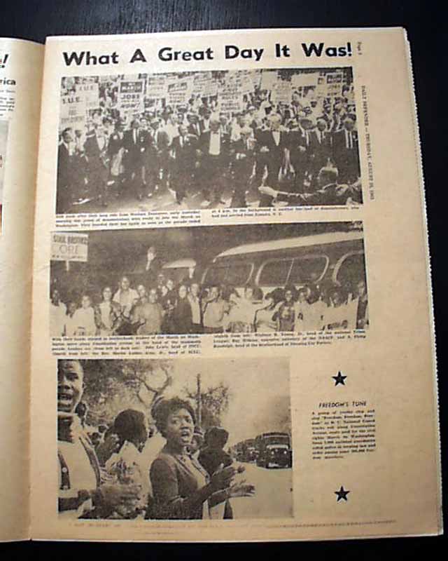 The famous Civil Rights march on Washington, D.C., in a Black-owned ...