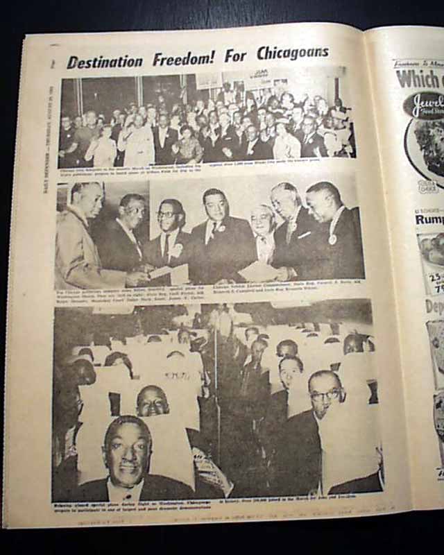 The famous Civil Rights march on Washington, D.C., in a Black-owned ...