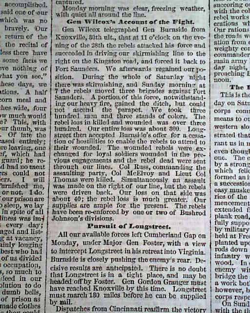 1863 Springfield MA Newspaper.... - RareNewspapers.com