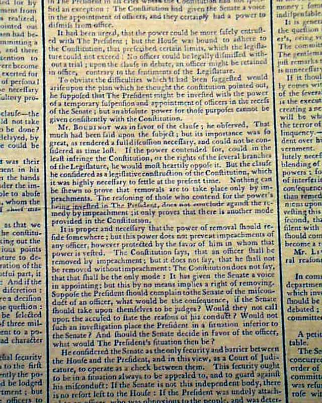 From 1789... mention of Thomas Jefferson... - RareNewspapers.com
