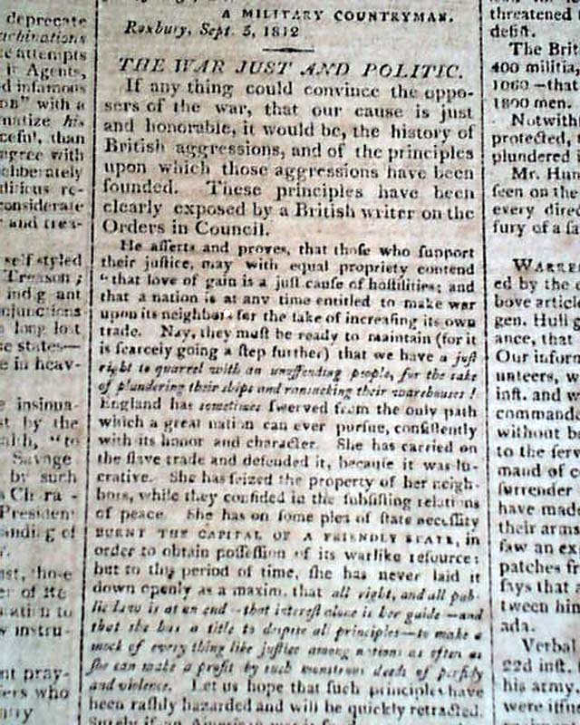 On General Hull and the surrender of Detroit... - RareNewspapers.com