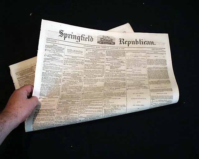 1863 Springfield MA Newspaper.... - RareNewspapers.com