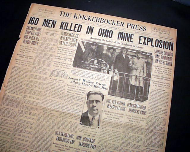 Millfield Mine disaster... Ohio... - RareNewspapers.com