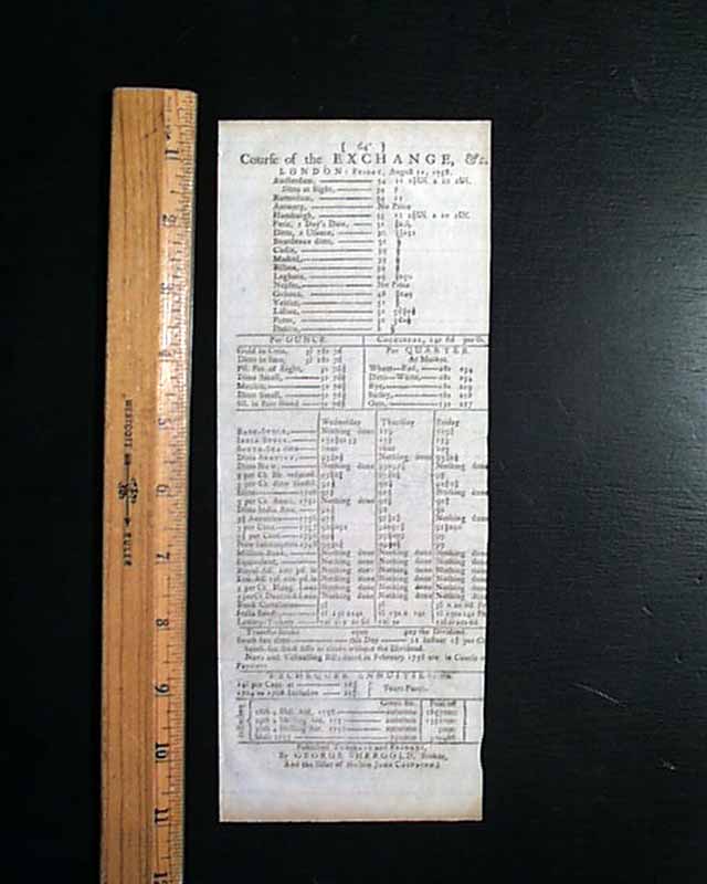Early broadside "stock market" newspaper... - RareNewspapers.com