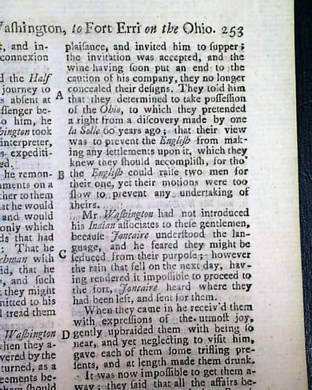 George Washington in the French & Indian War... - RareNewspapers.com