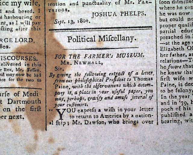 Sally Hemings and Thomas Jefferson... Callender's accusation ...