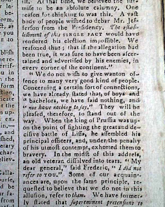 Sally Hemings and Thomas Jefferson... Callender's accusation ...