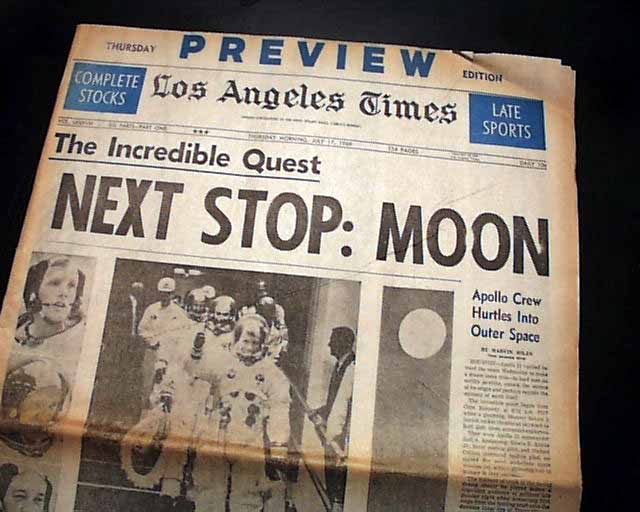 Apollo 11 takeoff... Neil Armstrong... - RareNewspapers.com