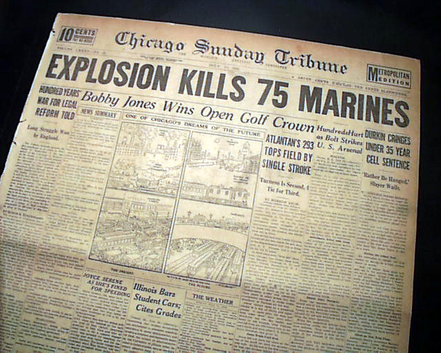 Lake Denmark ammunition depot disaster... - RareNewspapers.com