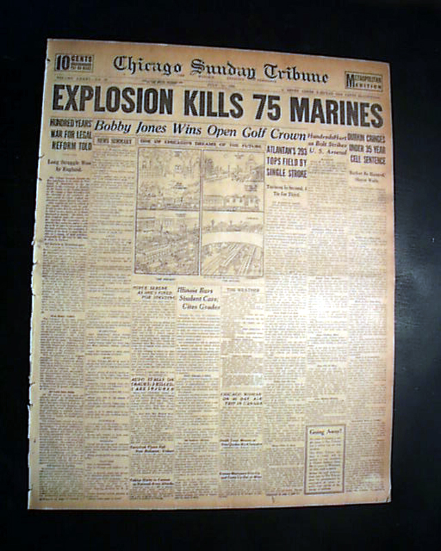 Lake Denmark ammunition depot disaster... - RareNewspapers.com