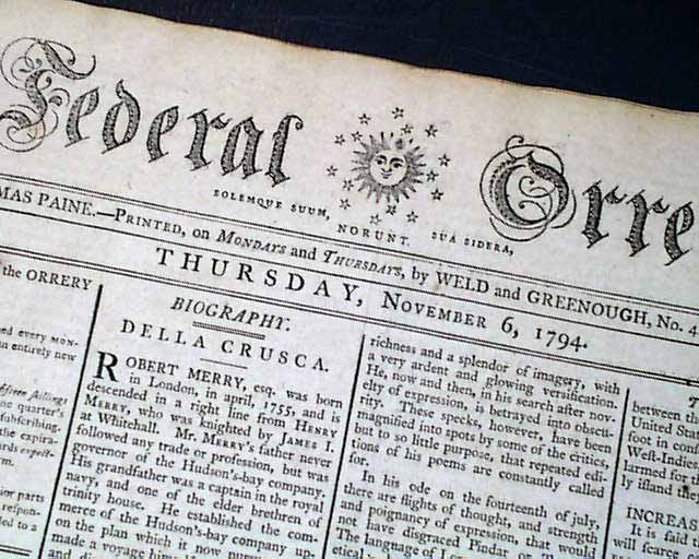 Contrasting George Washington with King George III... - RareNewspapers.com