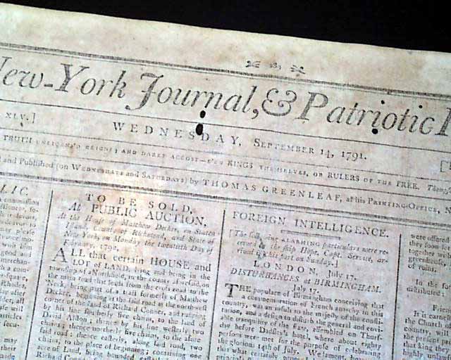 Thomas Paine letter... Benjamin Gomez... - RareNewspapers.com