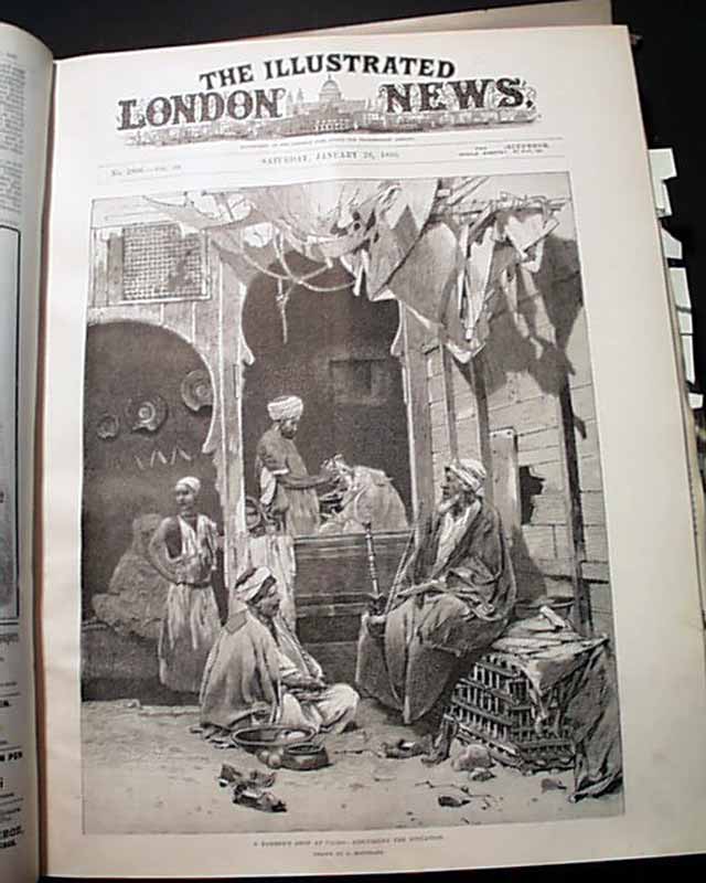 Illustrated London News bound volume... Hundreds of great prints ...