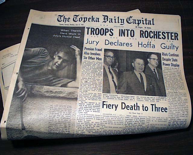 Teamster Jimmy Hoffa Guilty Of Fraud In 1964... - RareNewspapers.com