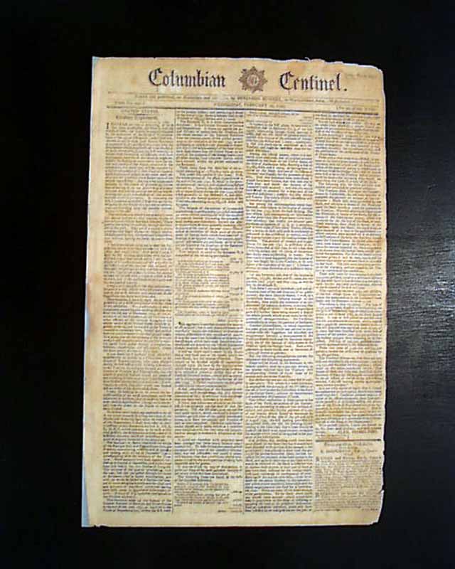 Alexander Hamilton reports... - RareNewspapers.com