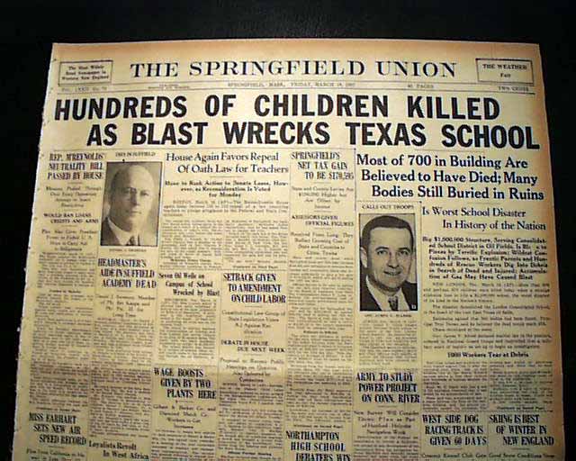 New London, Texas School Explosion... - RareNewspapers.com