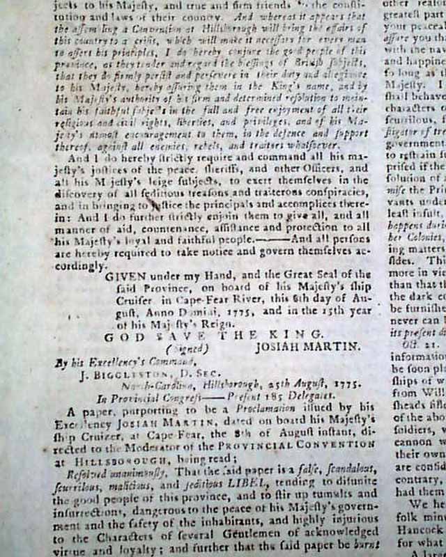 One of the most historic documents of the colonial period ...