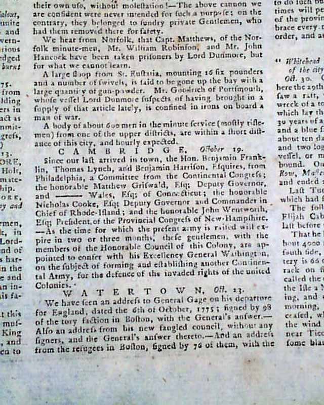 One of the most historic documents of the colonial period ...