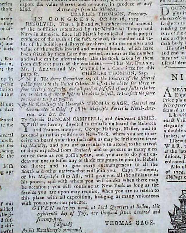 One of the most historic documents of the colonial period ...