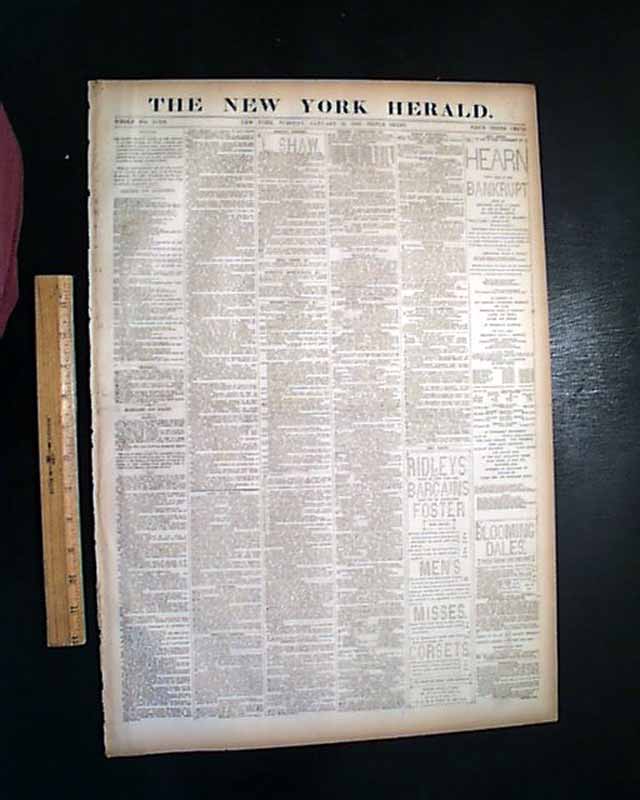 Historic Newspapers For Sale - Original Rare Newspapers ...