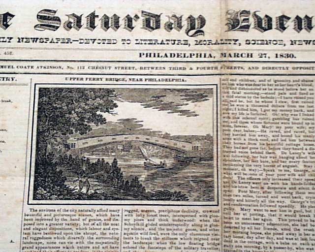 Print of Upper Perry Bridge... - RareNewspapers.com