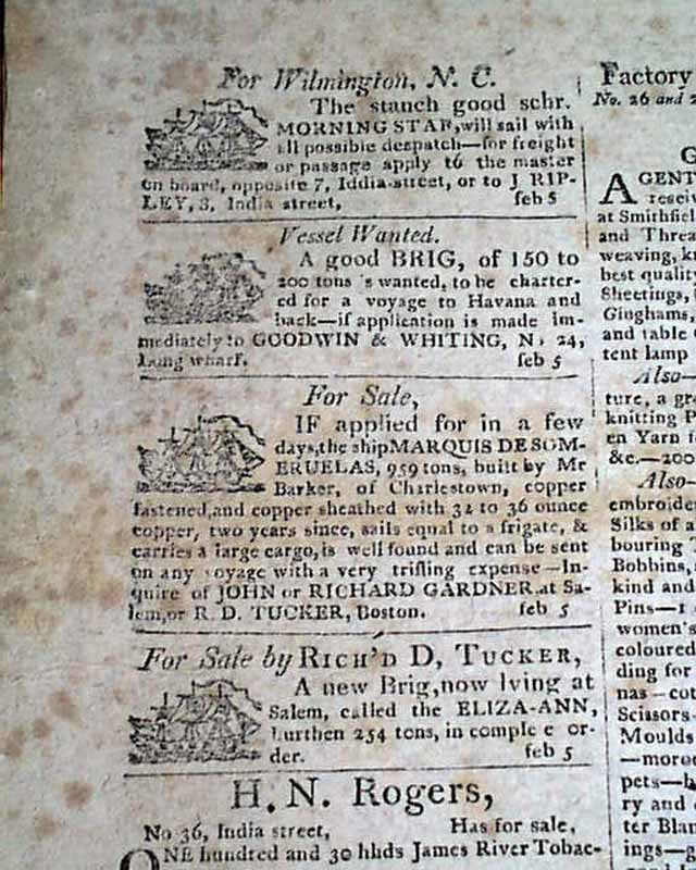 French Decrees - 1811 James Monroe... - RareNewspapers.com