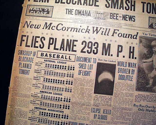 Jimmy Doolittle flight record... - RareNewspapers.com