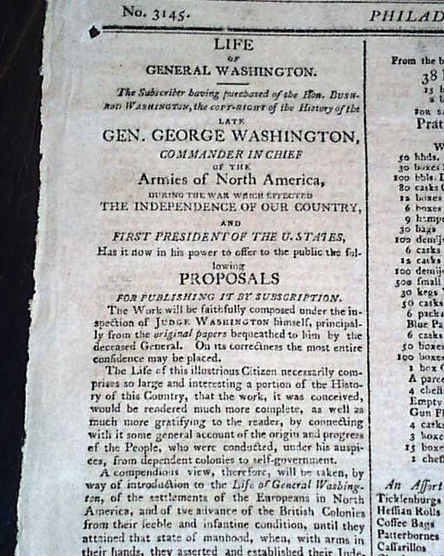 On paying Callender $50 to publish his book attacking Washington, Adams ...