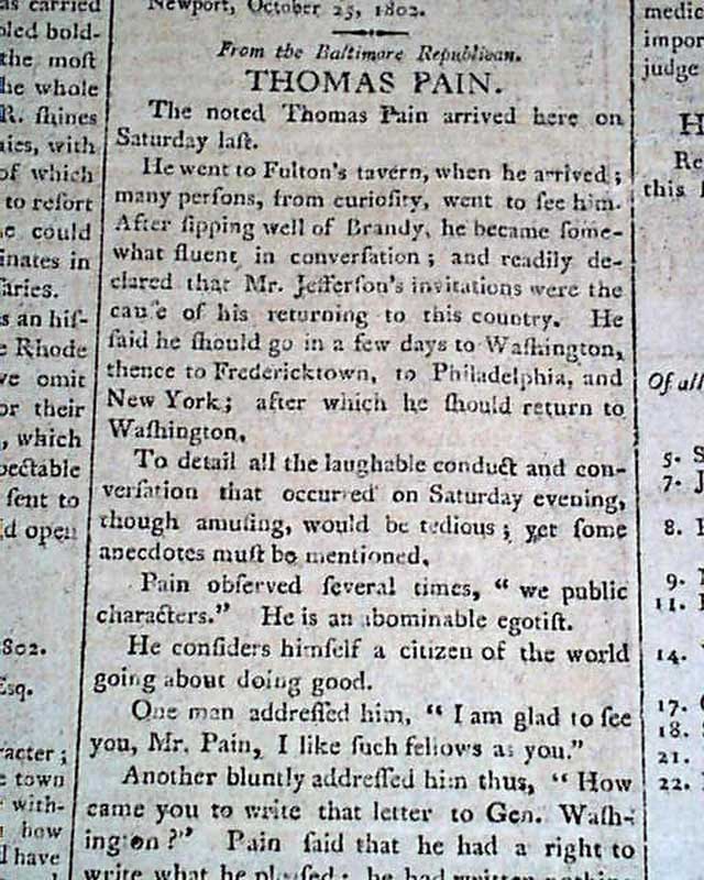 On paying Callender $50 to publish his book attacking Washington, Adams ...