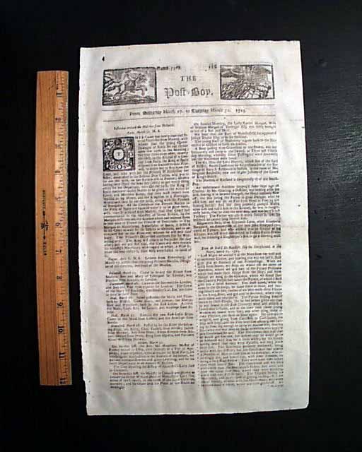 Notorious pirate John Gow... - RareNewspapers.com