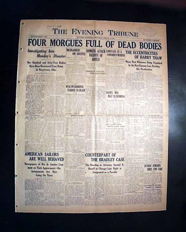 1908 Rhoads Opera House Fire... Boyertown PA... - RareNewspapers.com