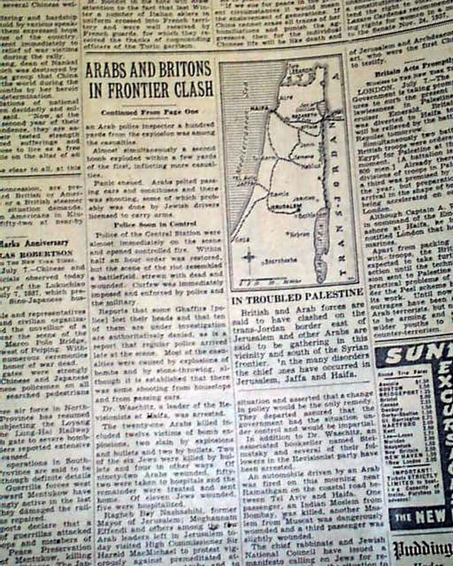 The Great Revolt.... Arab uprising... - RareNewspapers.com