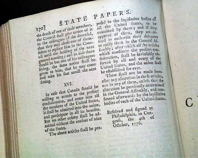 Declaration of Independence in the Annual Register of 1776 ...