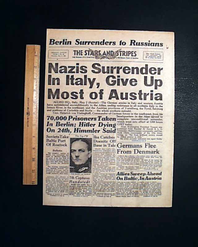 Nazis surrender... - RareNewspapers.com