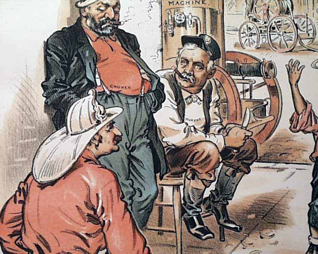 Three color political prints... - RareNewspapers.com