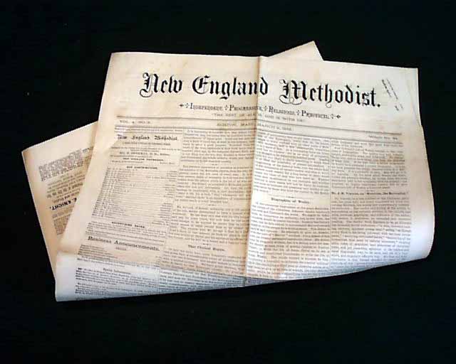 1882 Methodist Newspaper.... - RareNewspapers.com